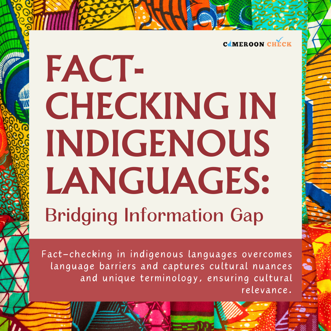 Fact-Checking in Indigenous Languages: Bridging Information Gap